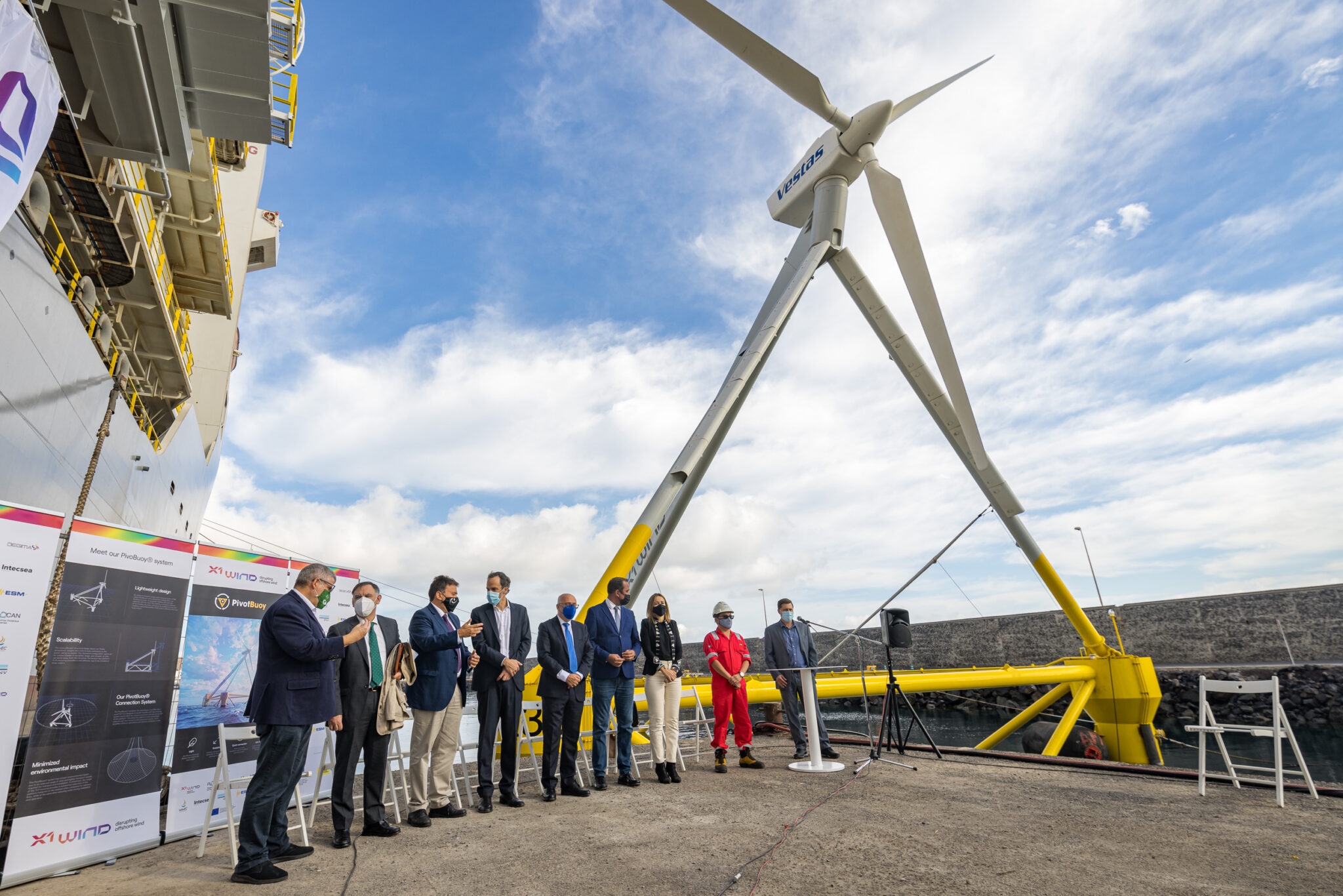 PivotBuoy floating offshore wind turbine prototype, to be tested at ...